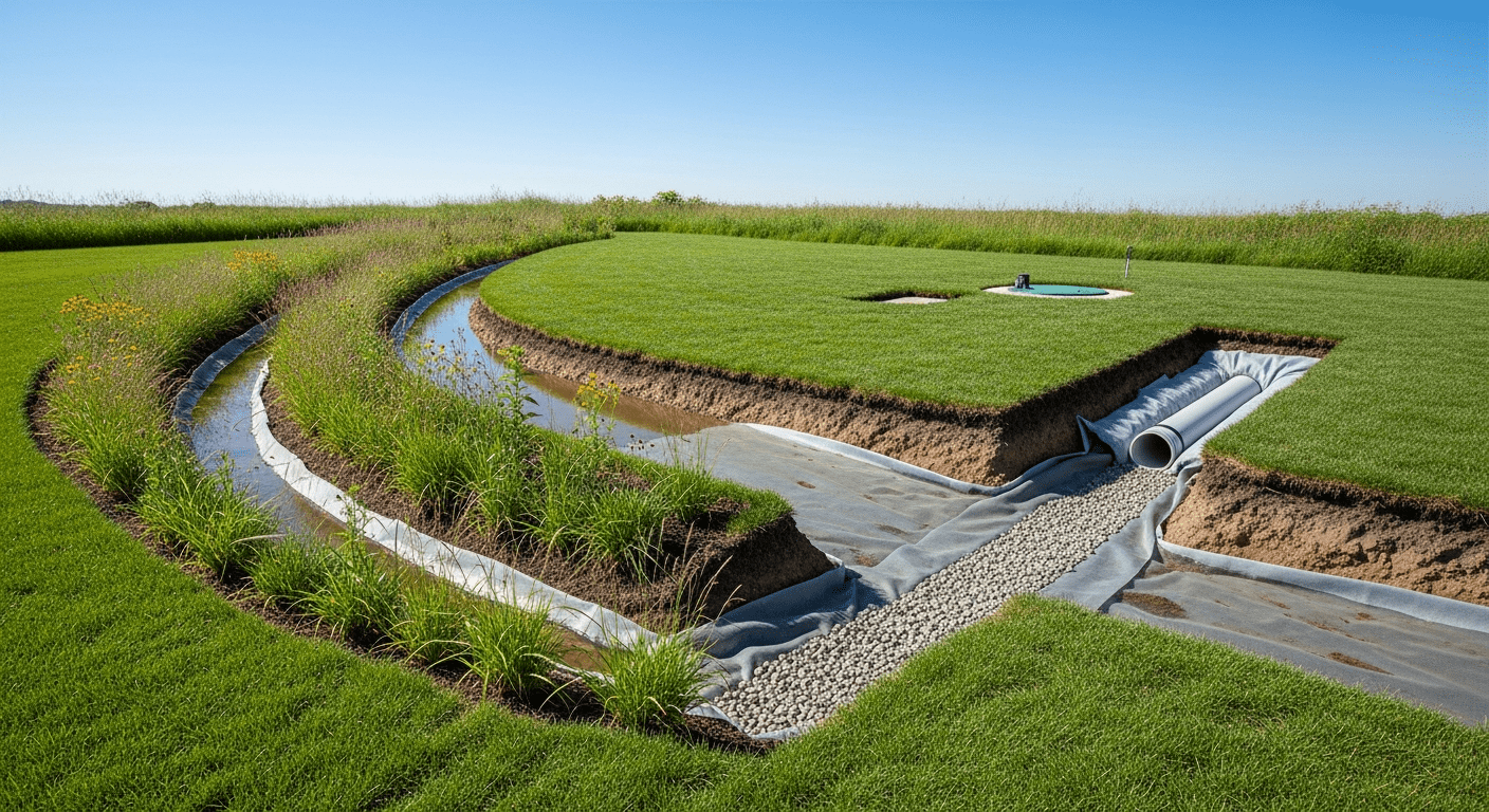 Revamp Your Drainfield With Swales & French Drains - Central Septic and ...